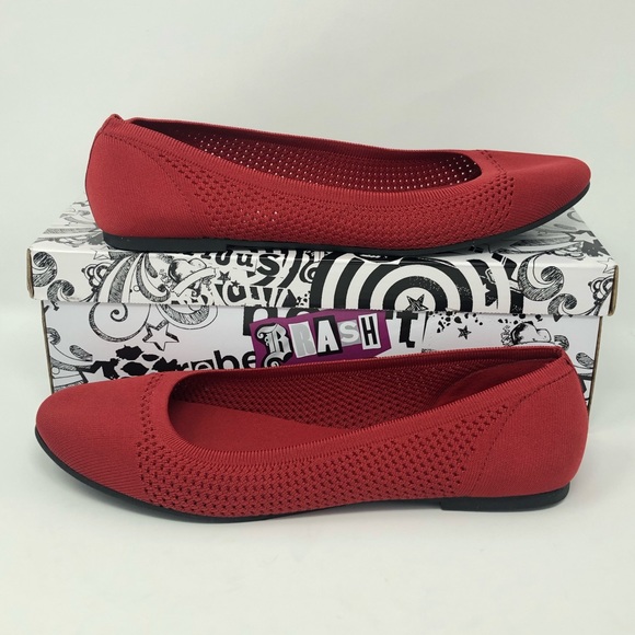 Brash | Shoes | New Brash Joy Flats Red Size 3 | Poshmark